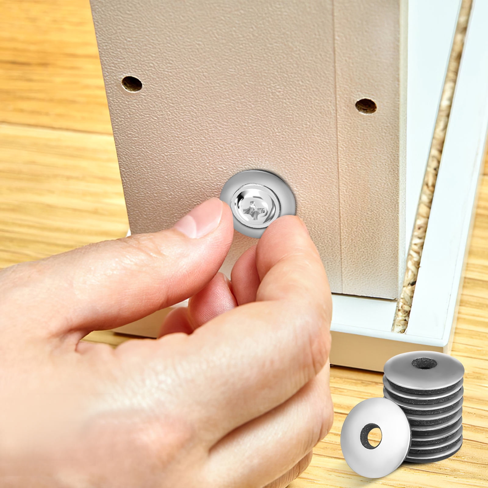 DECORNIJIA 100Set Abrasion Resistant Washers For Automotive ...