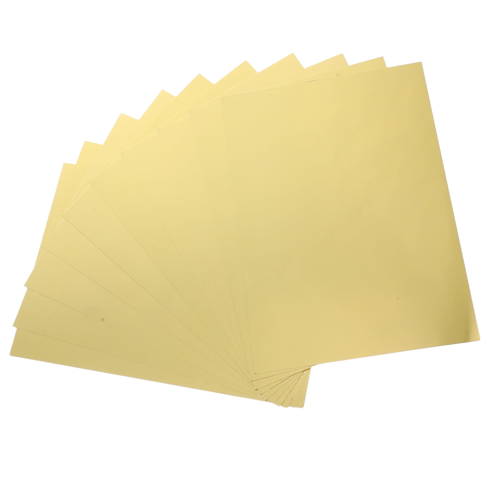 DECORNIJIA 10 Pcs 275gsm Mirror Cardstock Paper, Thick Metallic ...