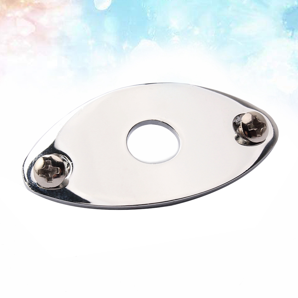 DECORNIJIA 1Pack Electric Guitar Input Jack Plate For Musicians Guitar ...