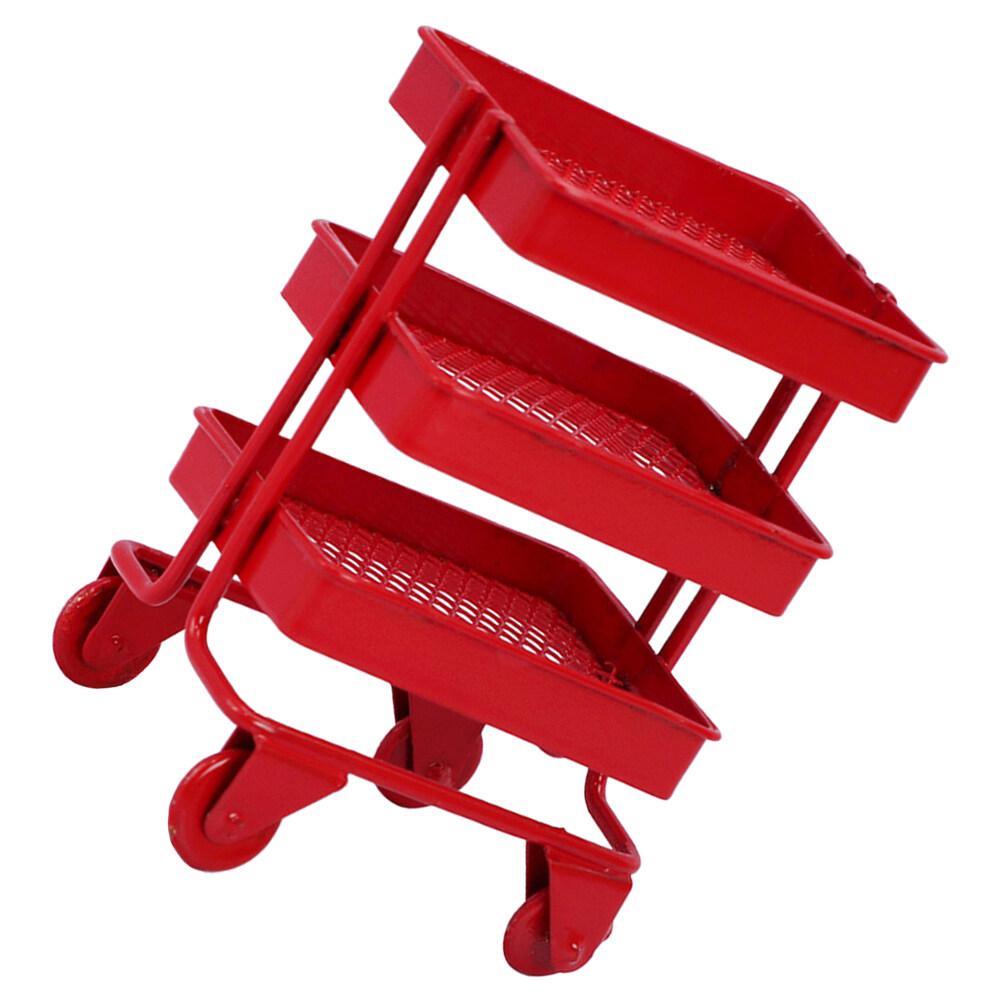 DECORNIJIA 1Pack Miniature Cart Iron Material for Mini Kitchen Display ...