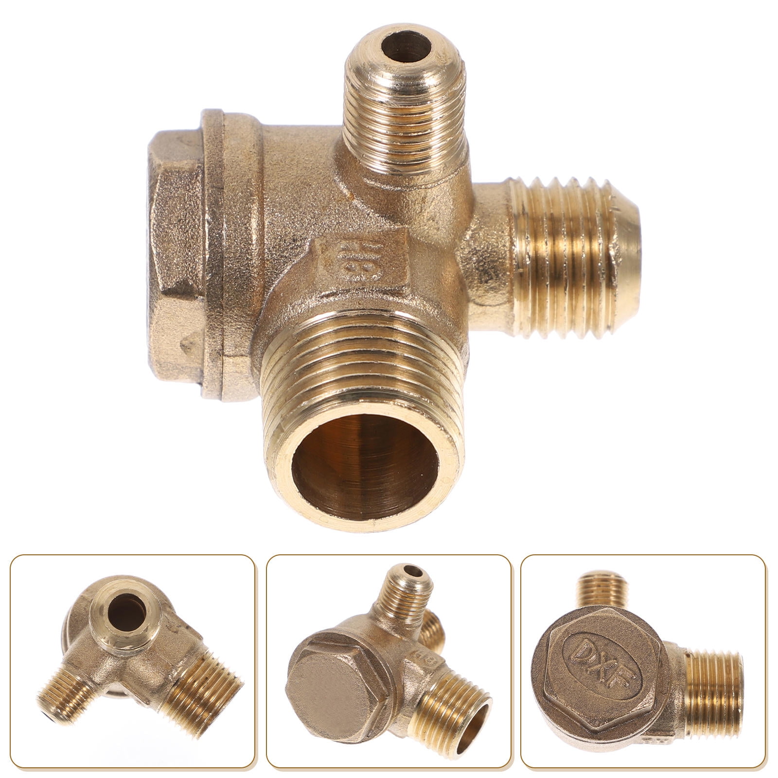 DECORNIJIA 1Pack Valves for Air Compressor Golden Brass for Piston Pump ...