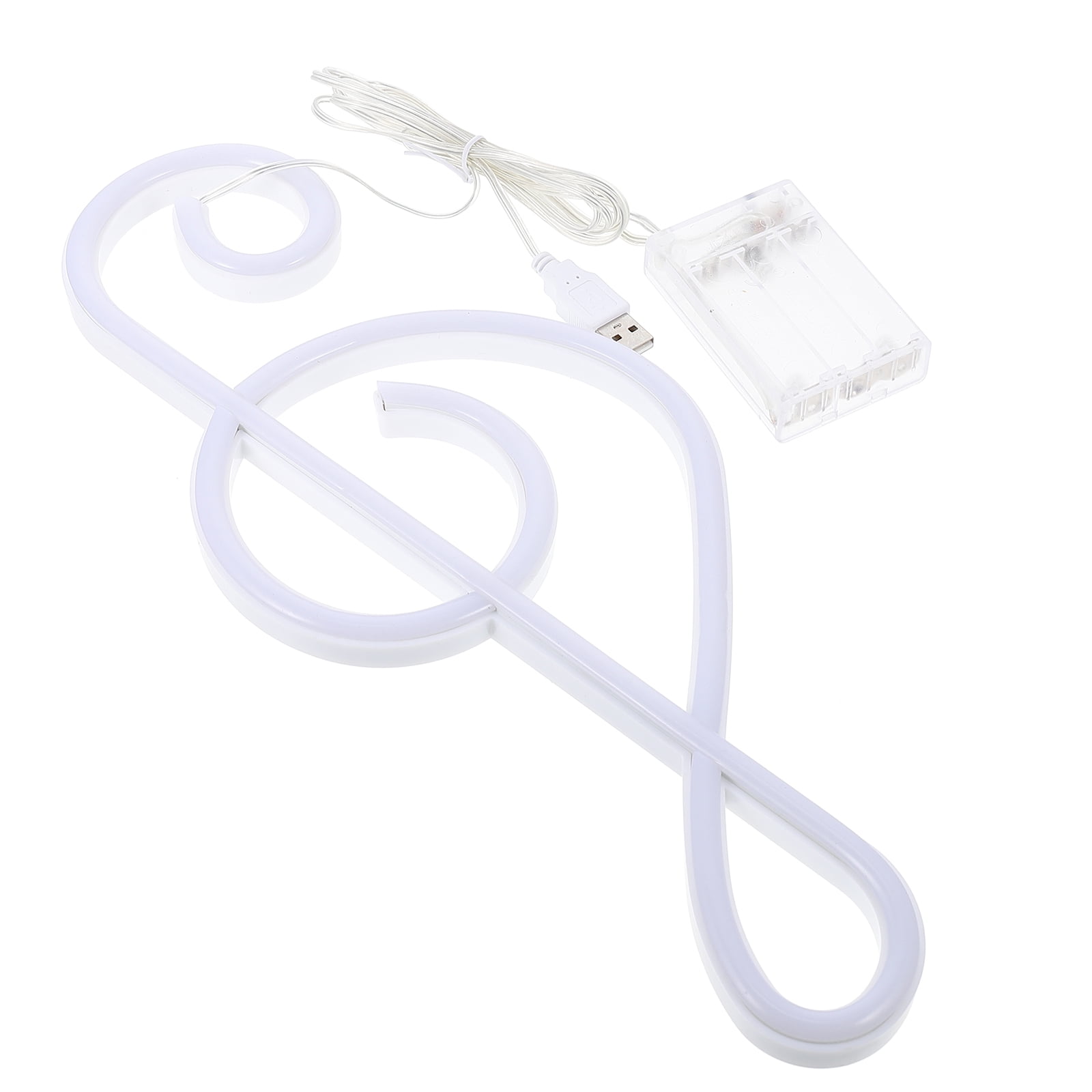 DECORNIJIA 1Pcs Music Note Shape LED Neon Decor Light for Style ...