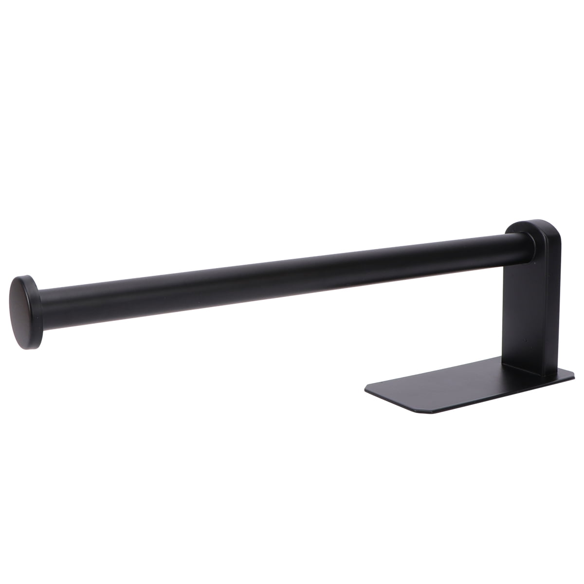 DECORNIJIA 1Set Paper Towel Holder Black Color Rectangular Shape Wall ...