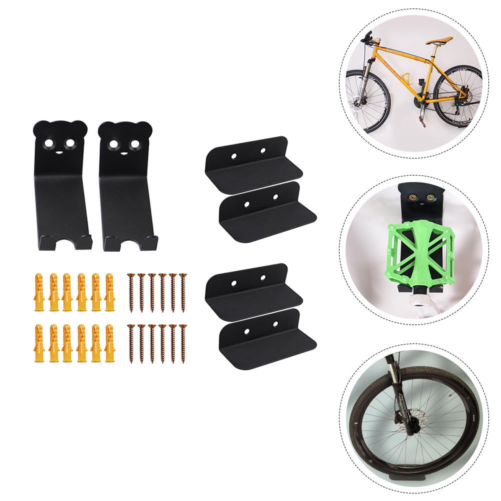 DECORNIJIA wall mount bike stand Anti-skid Bike Accessory Metal 2 Sets ...