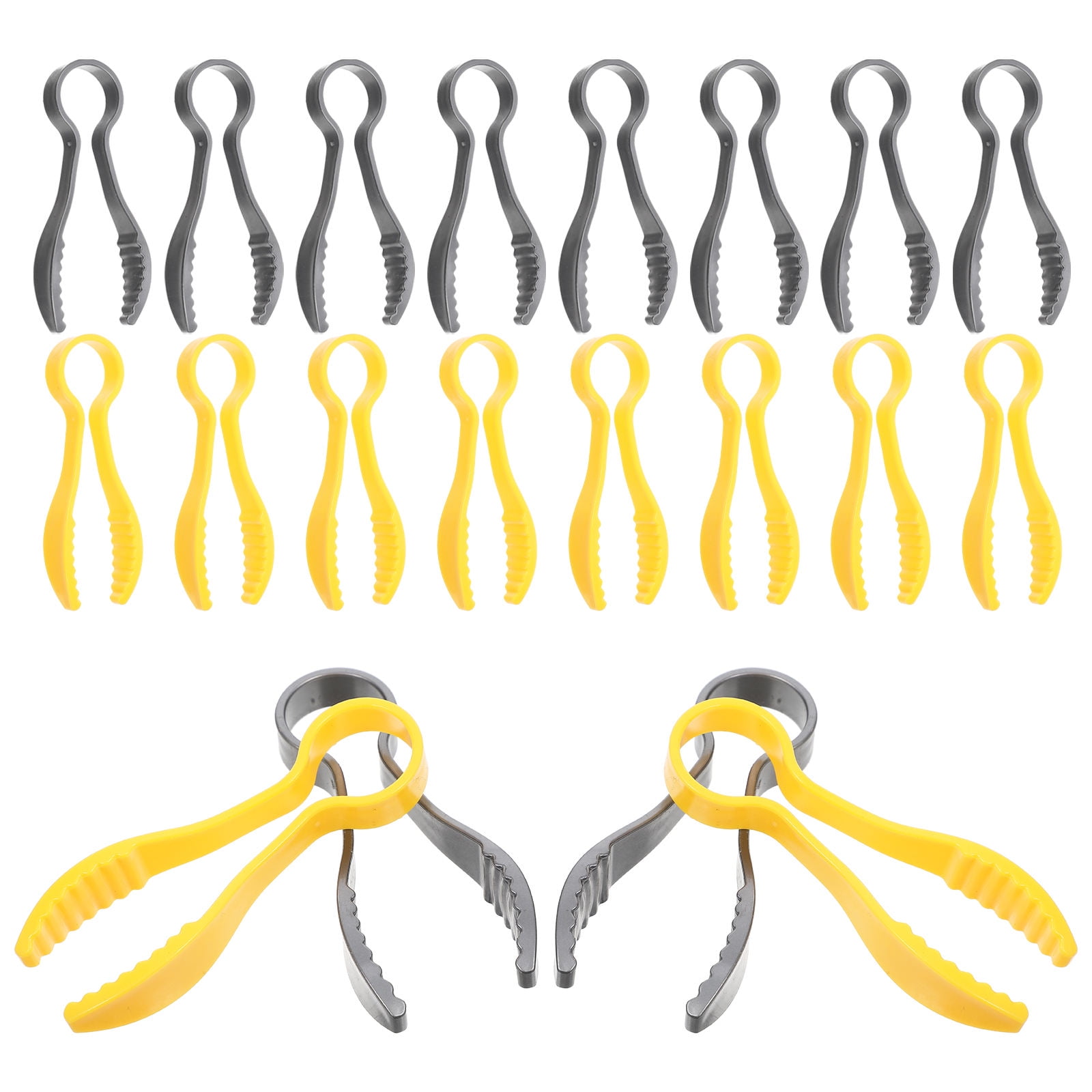 DECORNIJIA 20Pcs Plastic Tweezers for Kids Matching and Sorting ...