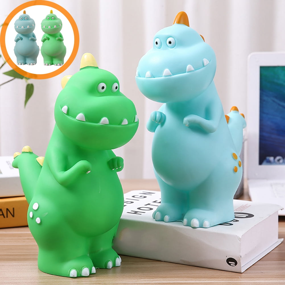DECORNIJIA 2pcs Dinosaur Shaped Piggy Bank Creative Saving Pot Unique ...