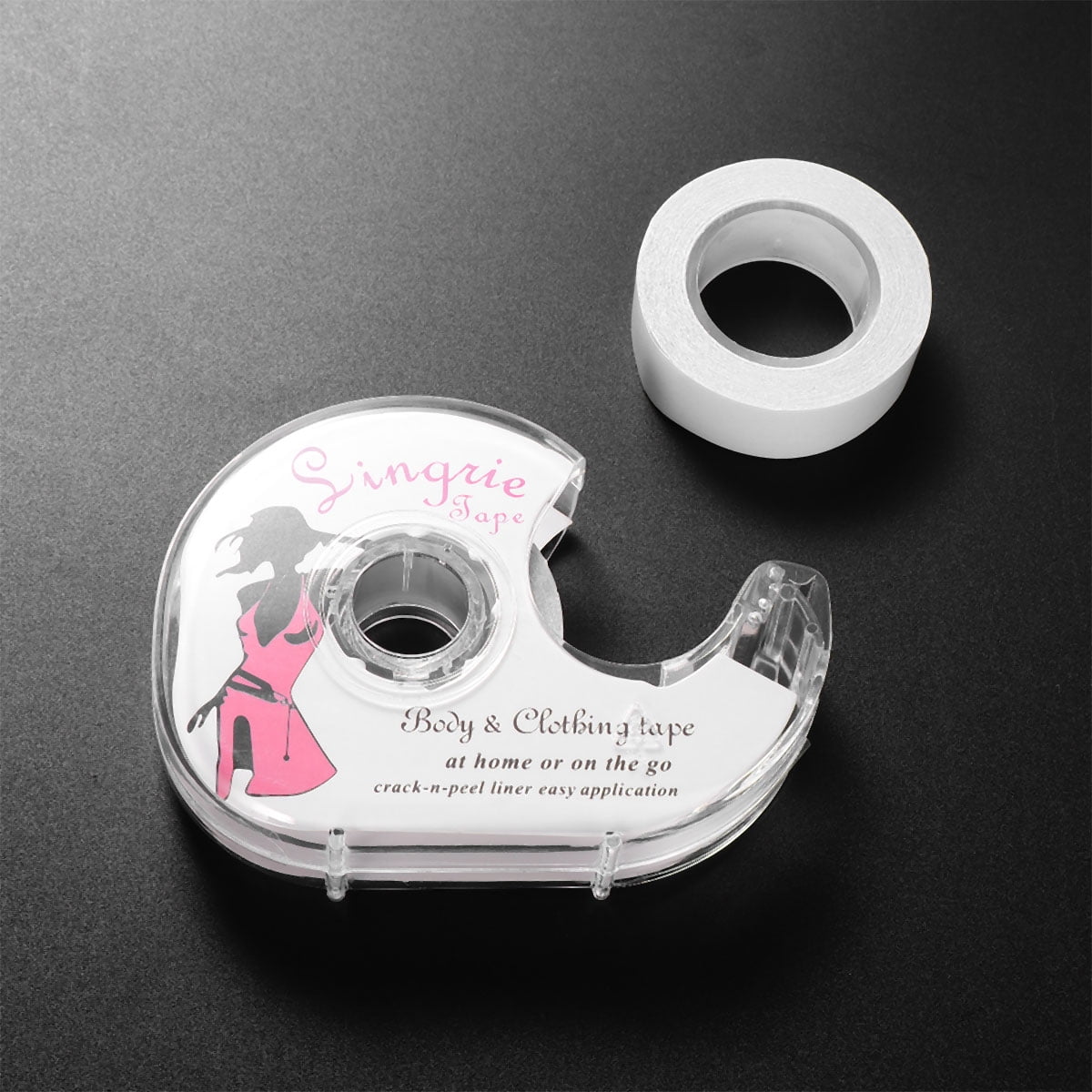 DECORNIJIA Double Sided Fabric Tape 2 Pcs Fashion PE Skin-friendly ...