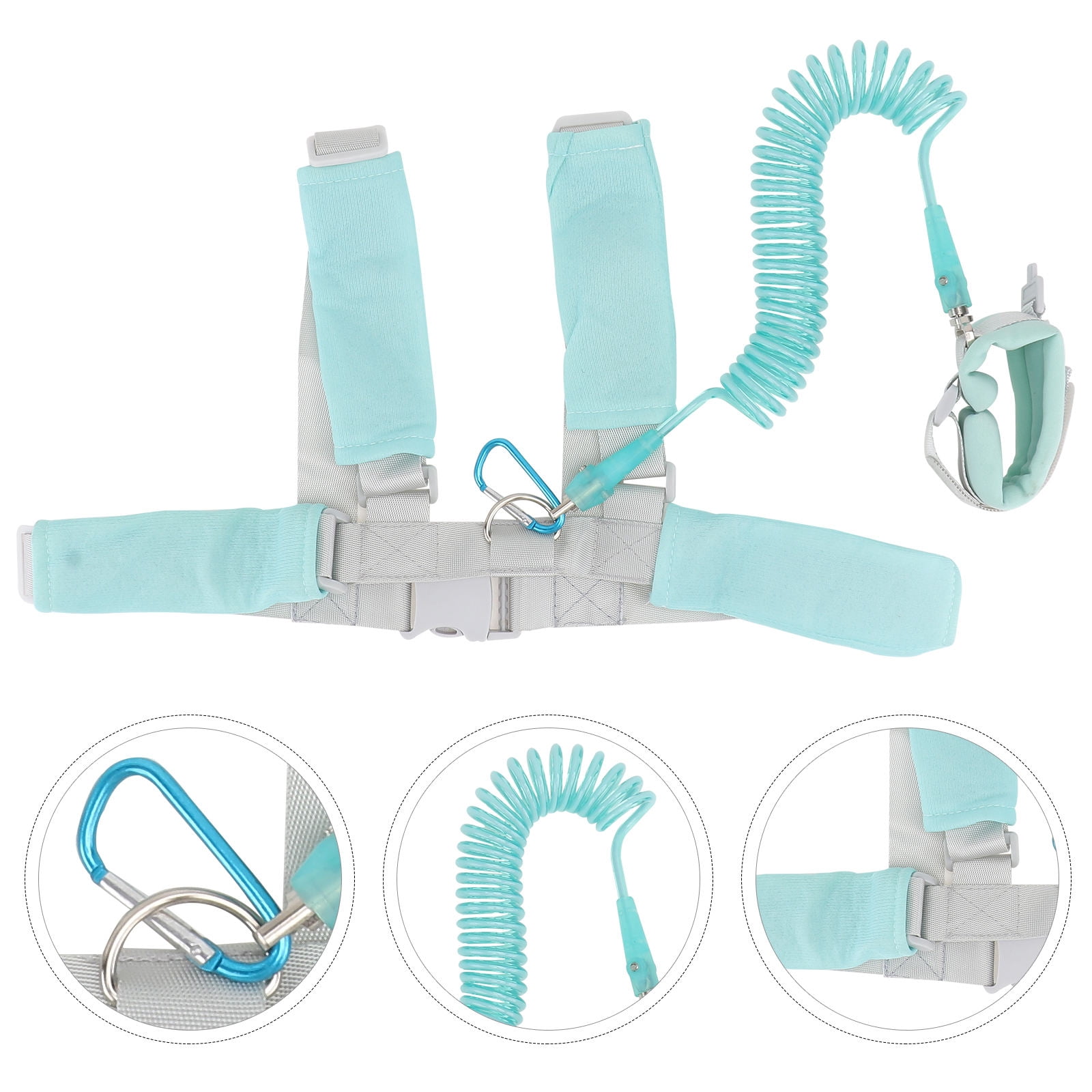 DECORNIJIA 3Pack Traction Rope Sky-Blue Cotton for Kids Safety in Malls ...