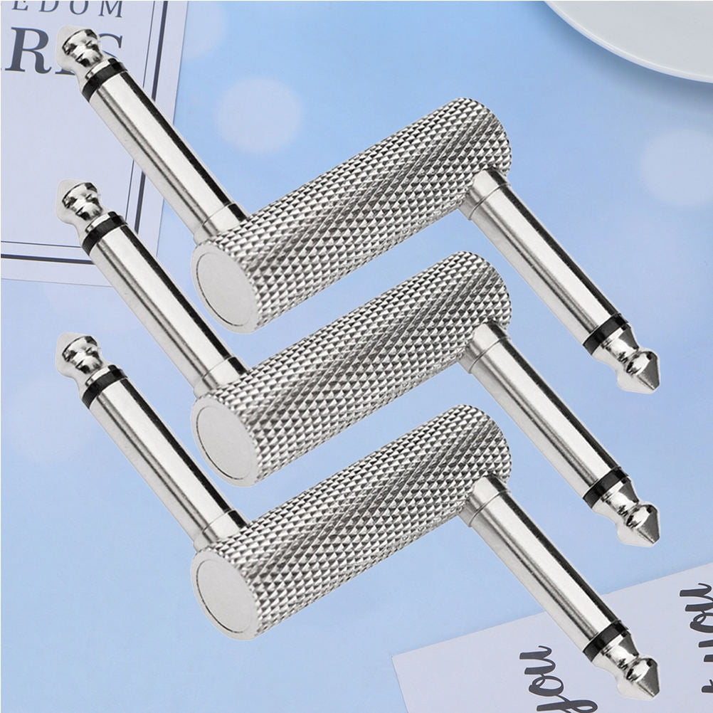 DECORNIJIA 3Pcs Copper Z Type Straight Plug Guitar Effect Coupler for ...