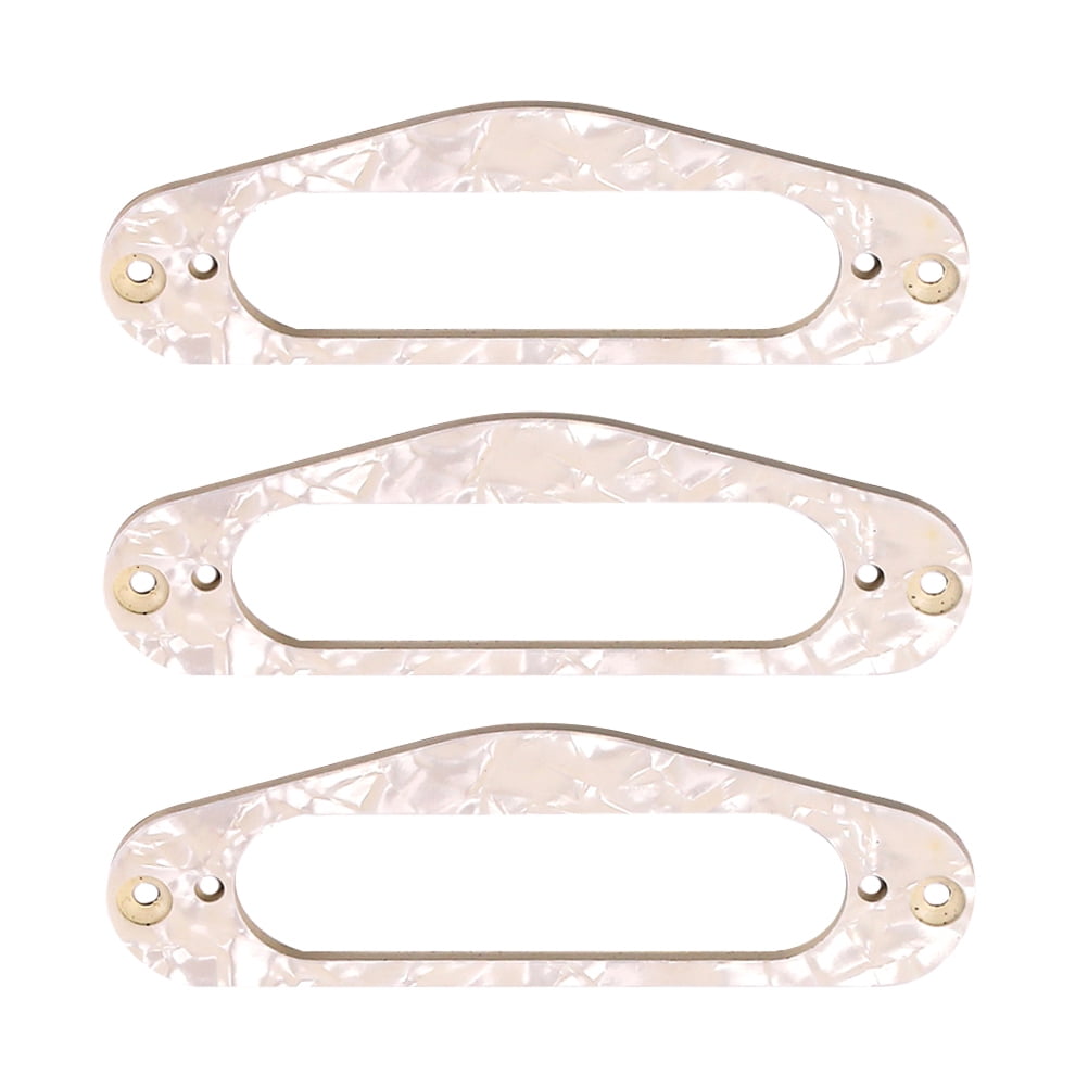 DECORNIJIA 3Pcs GB405A Guitar Pickup Frame Beige Replace Broken Rings ...