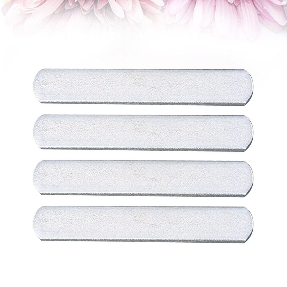 DECORNIJIA 4 Set Weighted Vest Steel Weights Silver Color Rounded ...