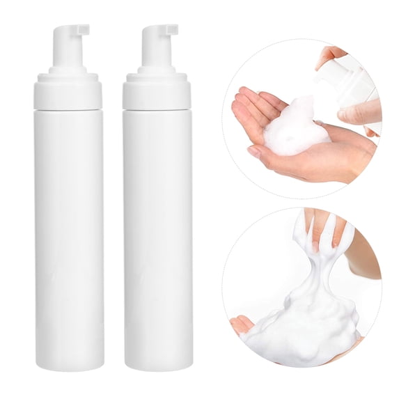 DECORNIJIA 4Pcs Transparent Press Dispensing Bottles for Refillable ...