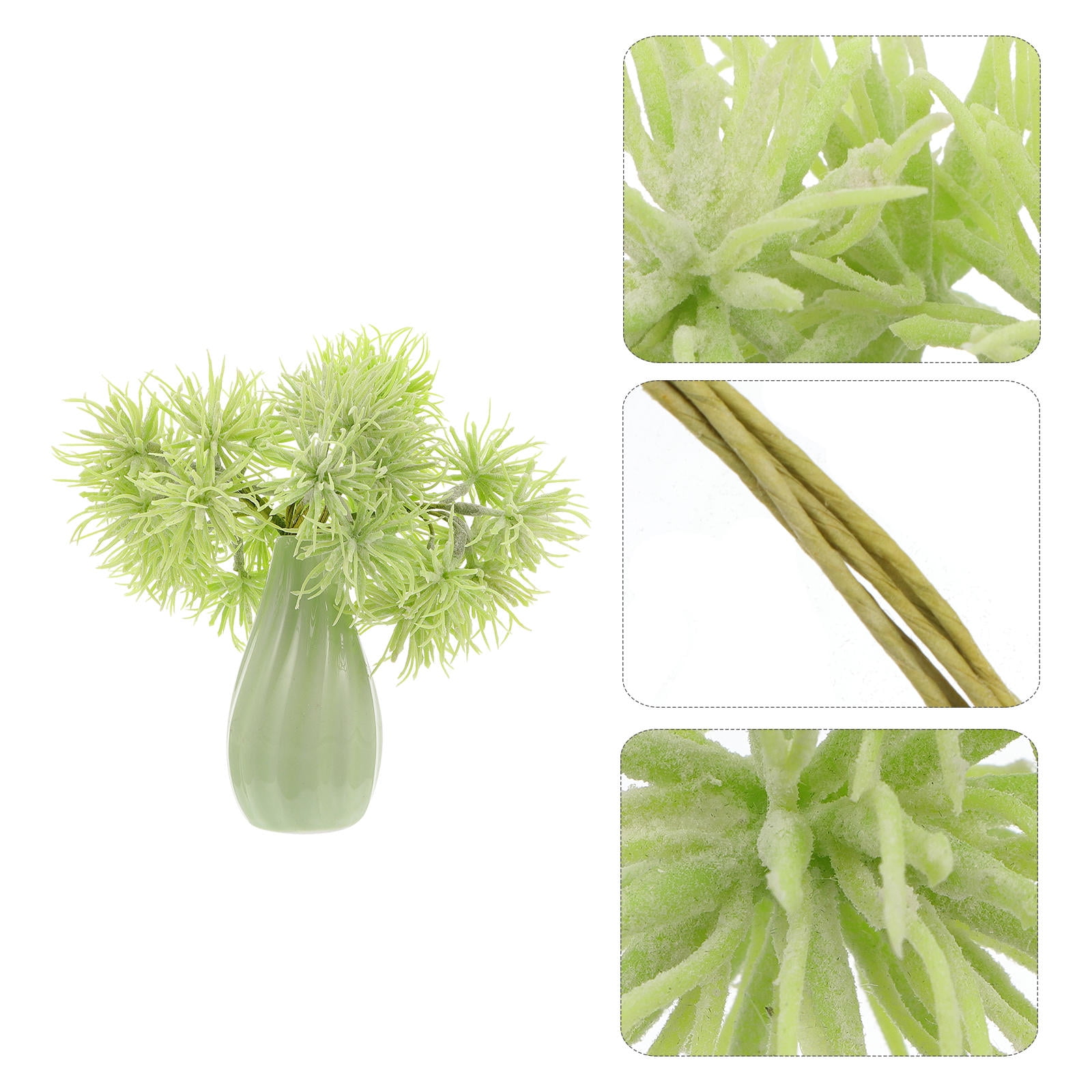 DECORNIJIA 5Pcs Faux Greenery Artificial Stems for Weddings Home Decor ...