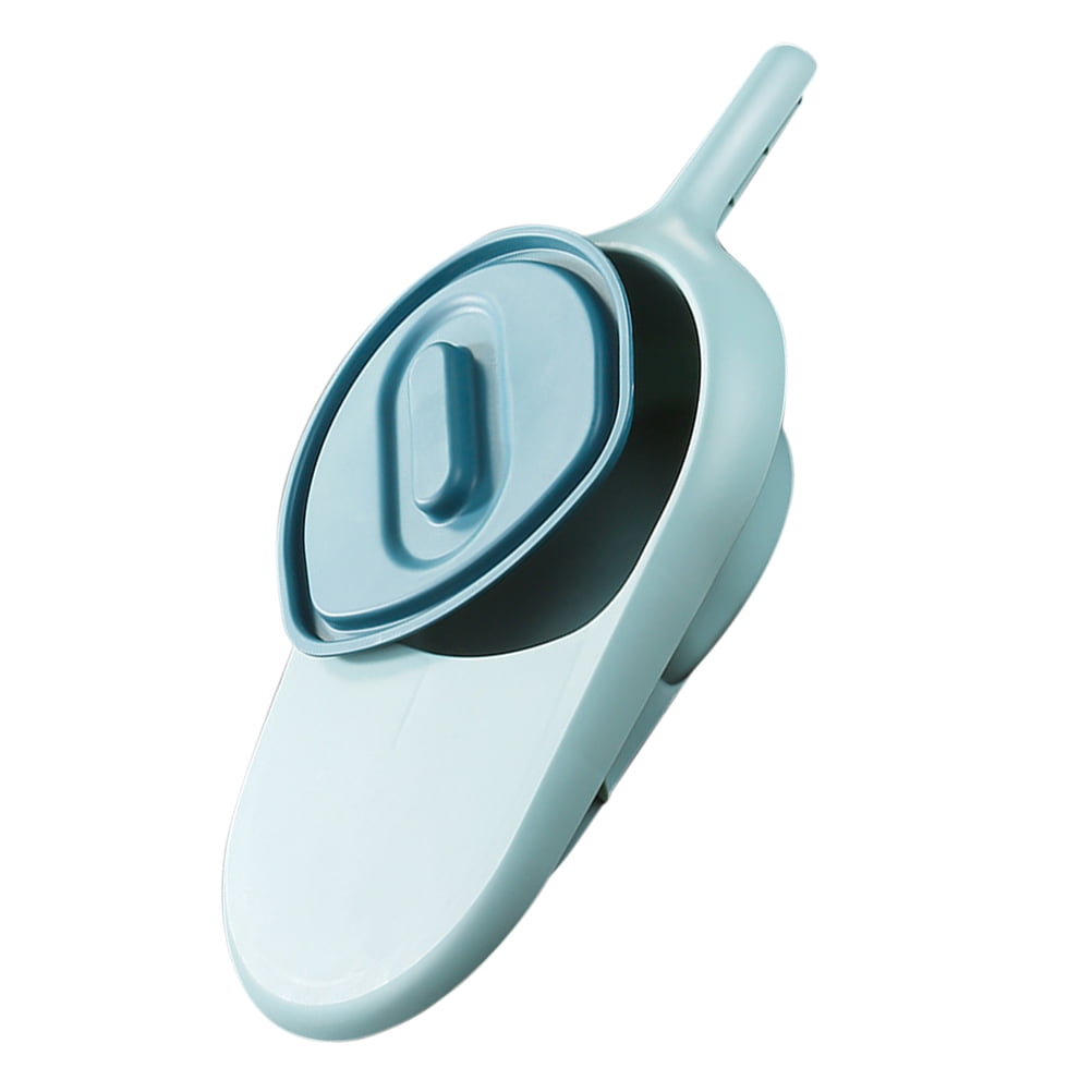 DECORNIJIA Bed Pan For Toilet Seat Bedside Bedpan Light Blue With Lid ...