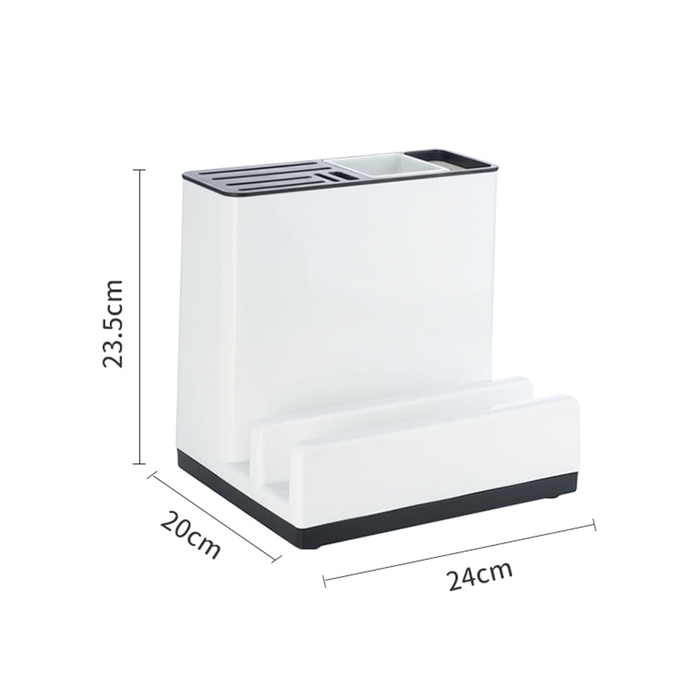 DECORNIJIA Countertop Cutlery Dish Racks Kitchen Rack PP Draining ...