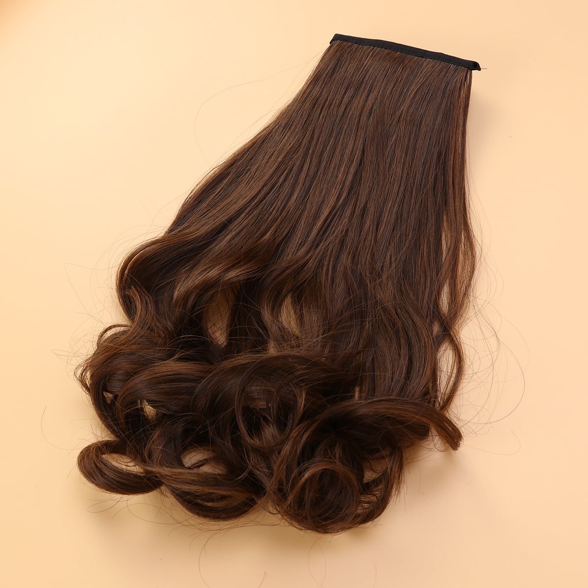DECORNIJIA Curly Wavy Ponytail Extension High Temperature Fiber 1Pack ...