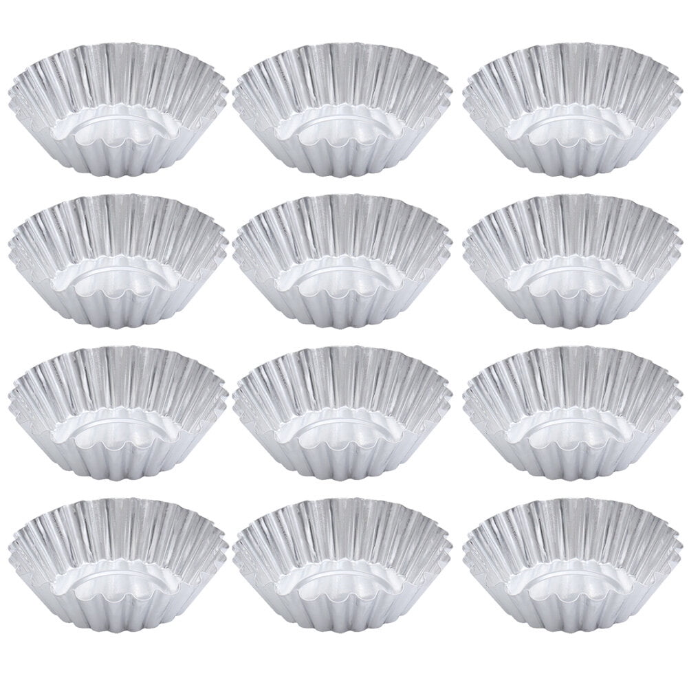 DECORNIJIA Muffin Moulds 100Set Non-Stick Thick Design For Baking Cakes ...
