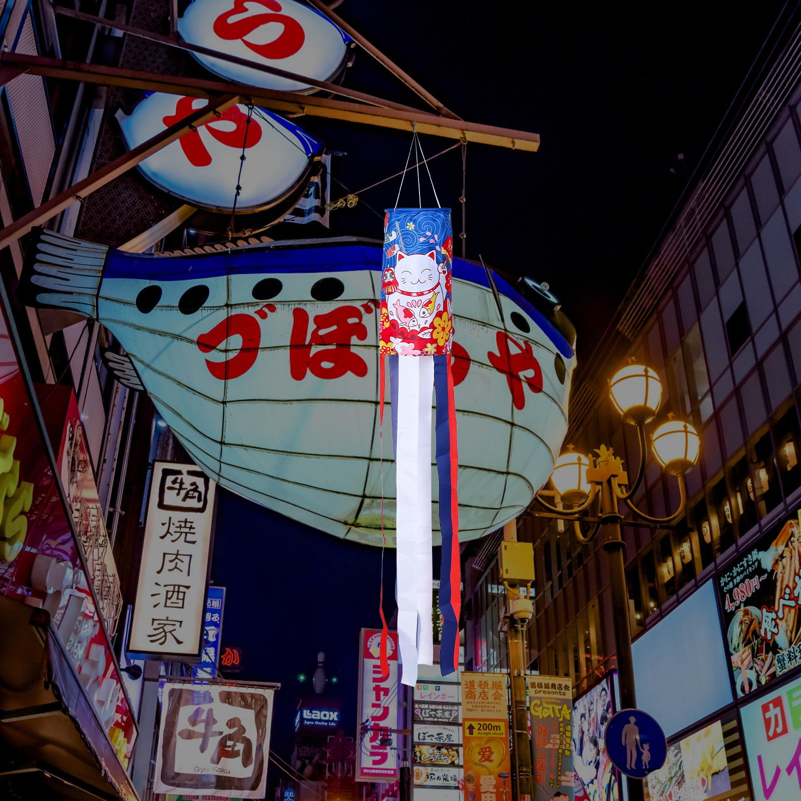DECORNIJIA Polyester Windsock for Themed Parties Indicate Wind ...