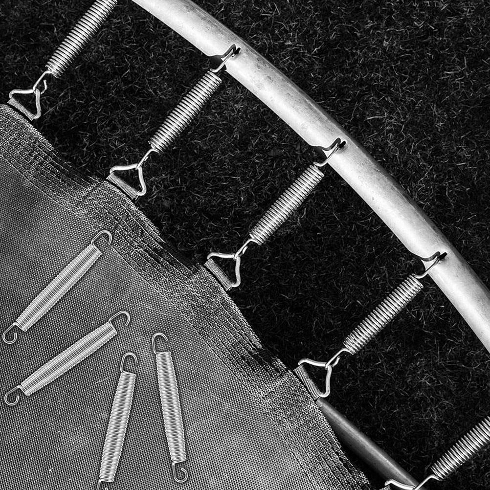 DECORNIJIA Practical Design 1 Set Trampoline Tension Spring Silver ...