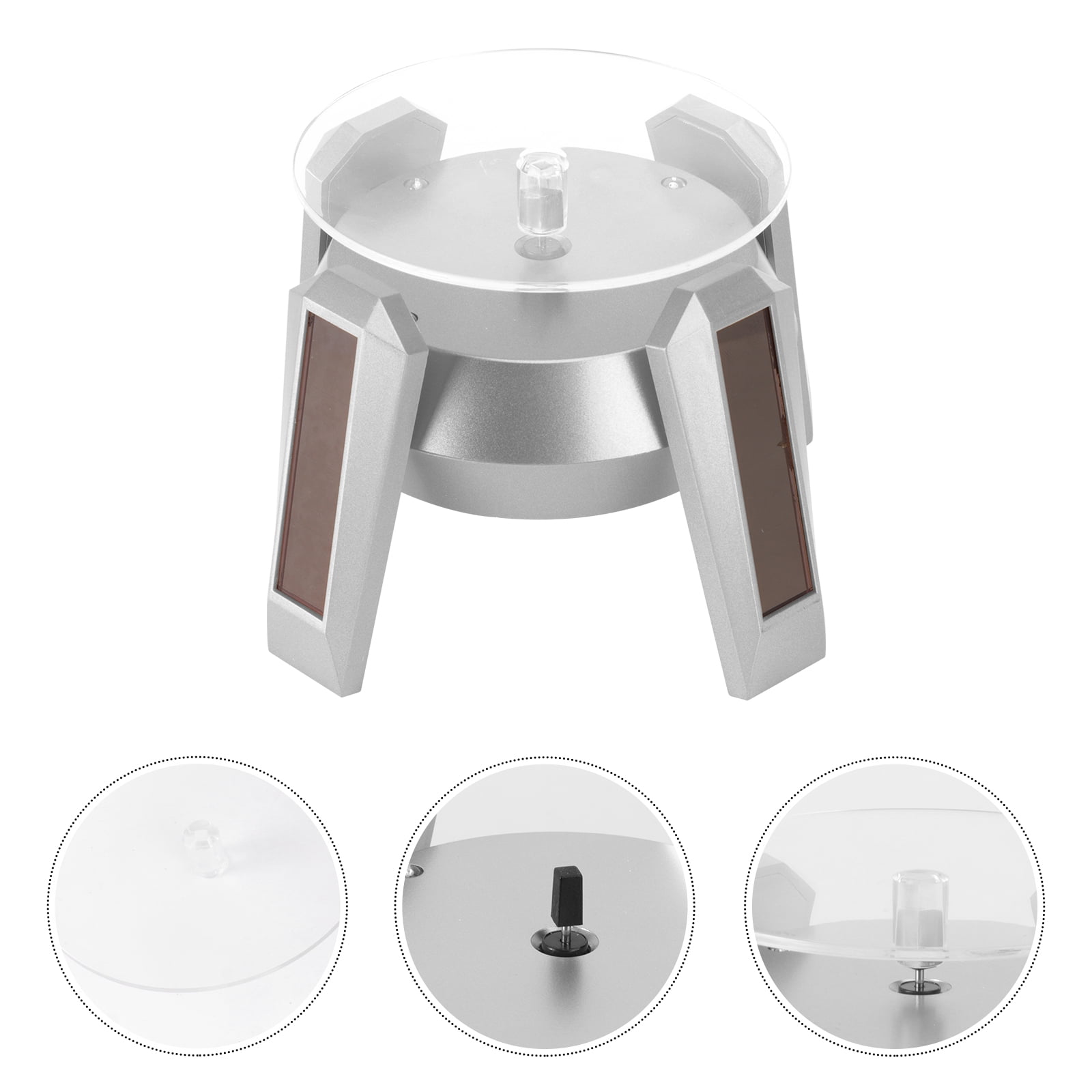 DECORNIJIA Rotating Display Spacecraft Ornament Rotating Display Plate ...