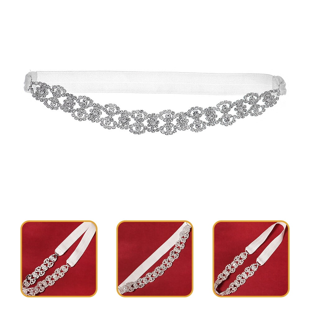 DECORNIJIA Thigh Bands Hollow Rhinestone Elegant Silver 1Pack - Walmart.com