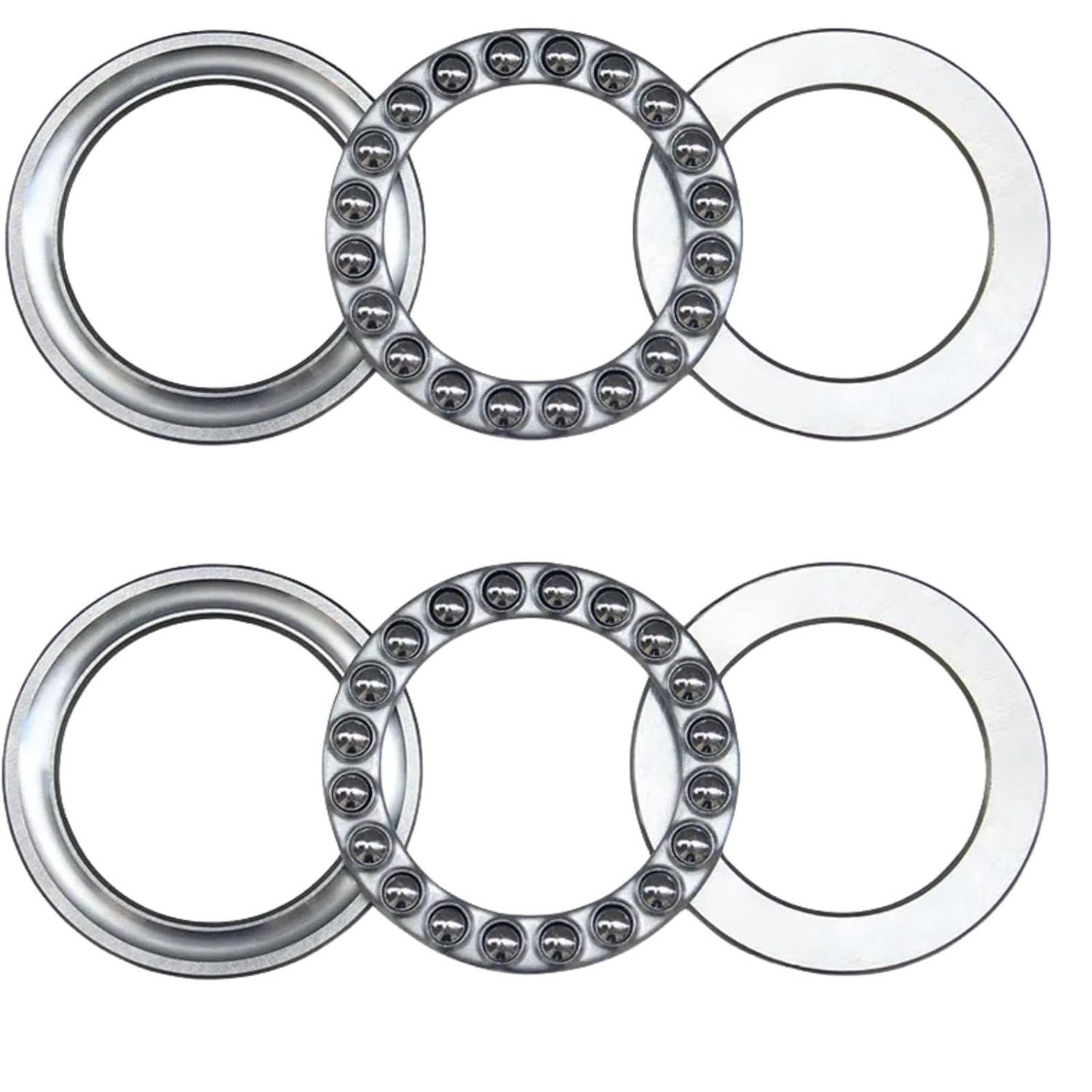 DEEG 2 PCS 51213 Thrust Ball Bearings 65x100x27mm, High Speed and ...