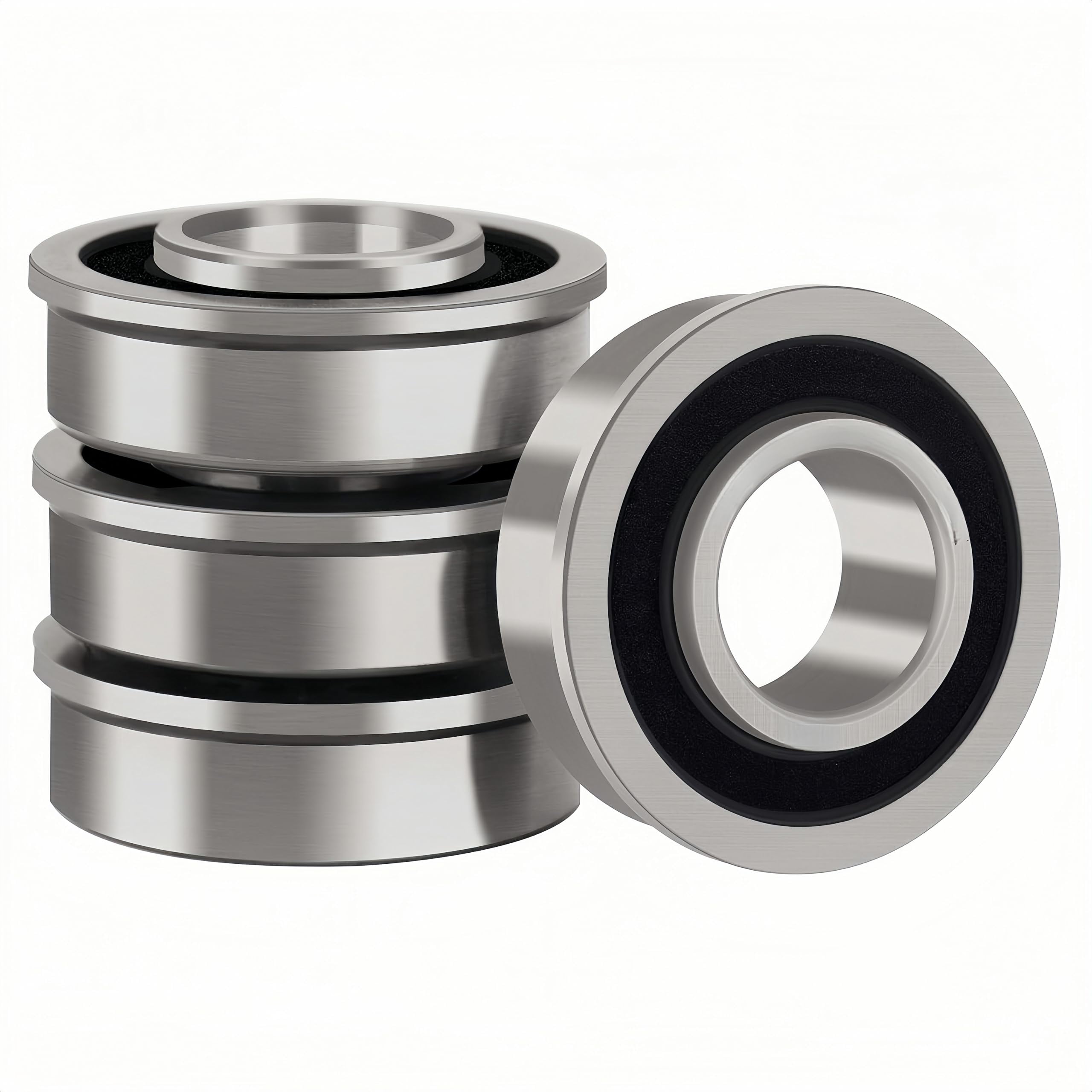 DEEG 4 PCS Lawn Tractor Mower Wheel Bearings 5/8" x1-3/8 Flange Ball ...