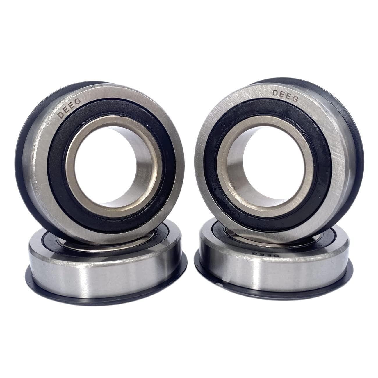 DEEG Bearing 1 Inch ID x 2 Inch OD Garage Door Bearings with Snap Ring ...