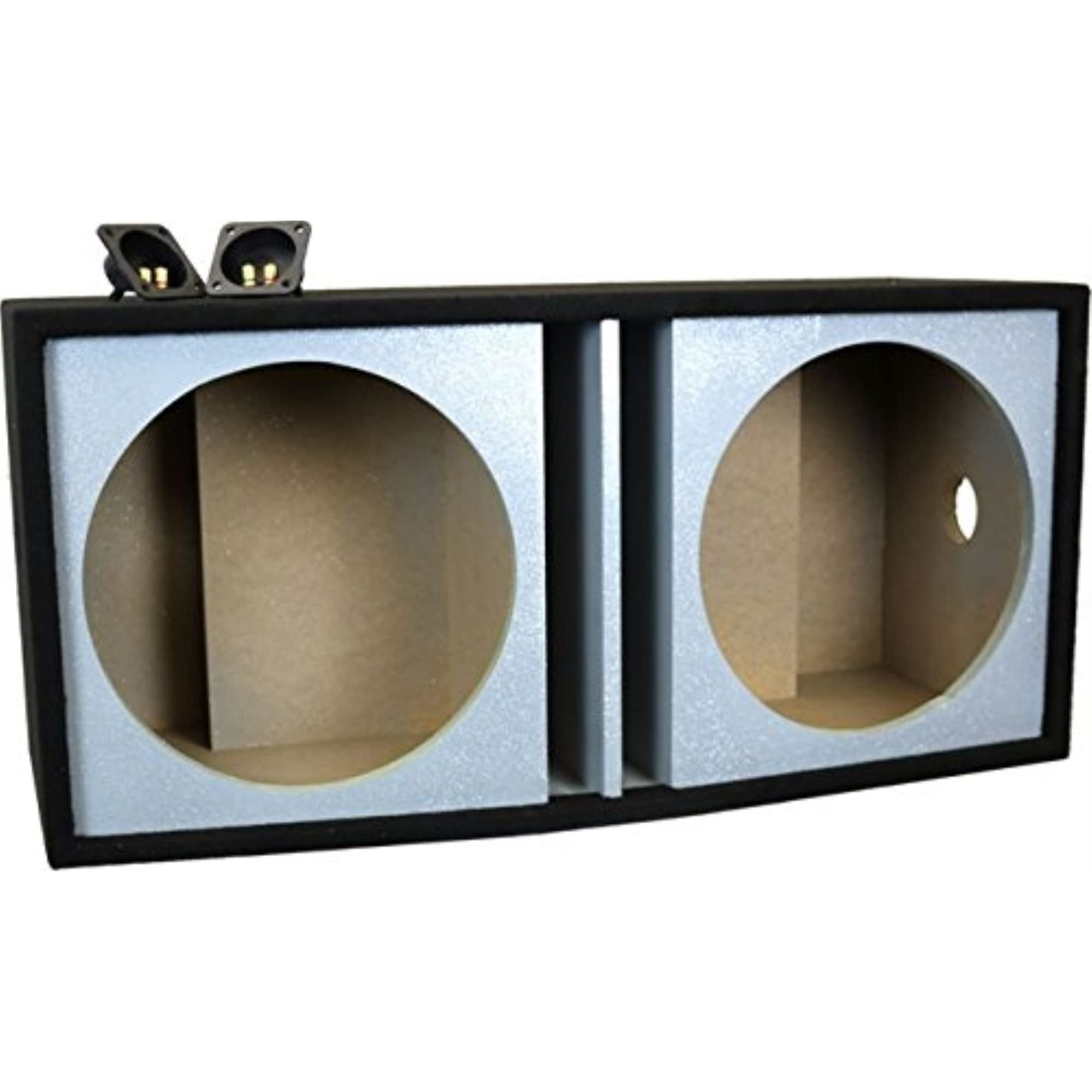 DEEJAY LED 2X15ROUND Double 15 Inch Vented Empty Box - Walmart.com