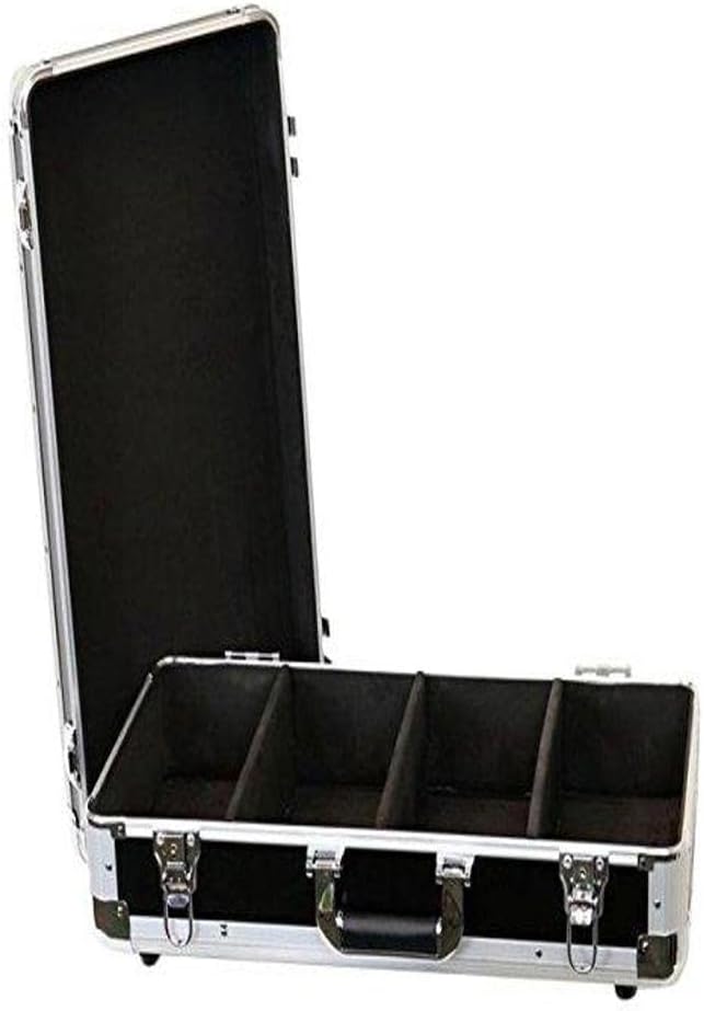 DEEJAYLED Professional Light Cd Case 4 Row Holds Up To 100 Jewel Cases ...