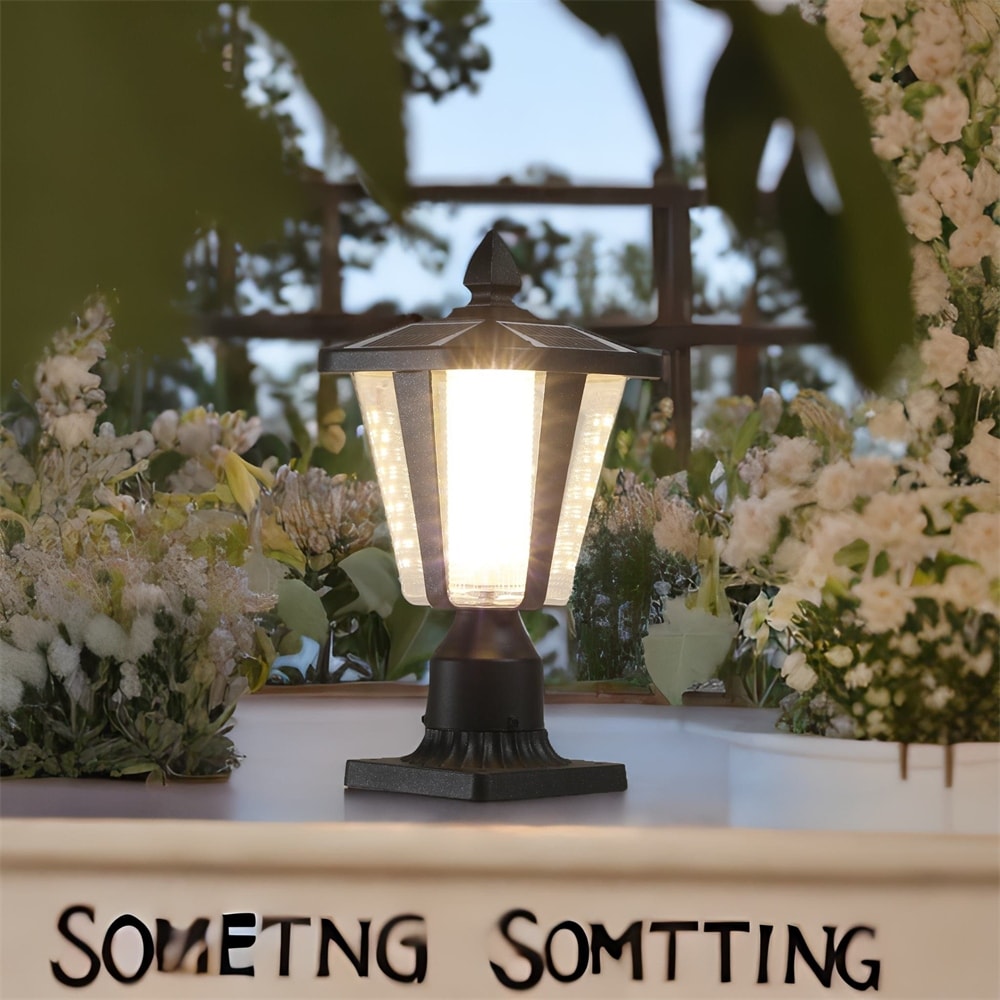 DEELIGHT Solar LED Dimmable Column Headlights - Walmart.com