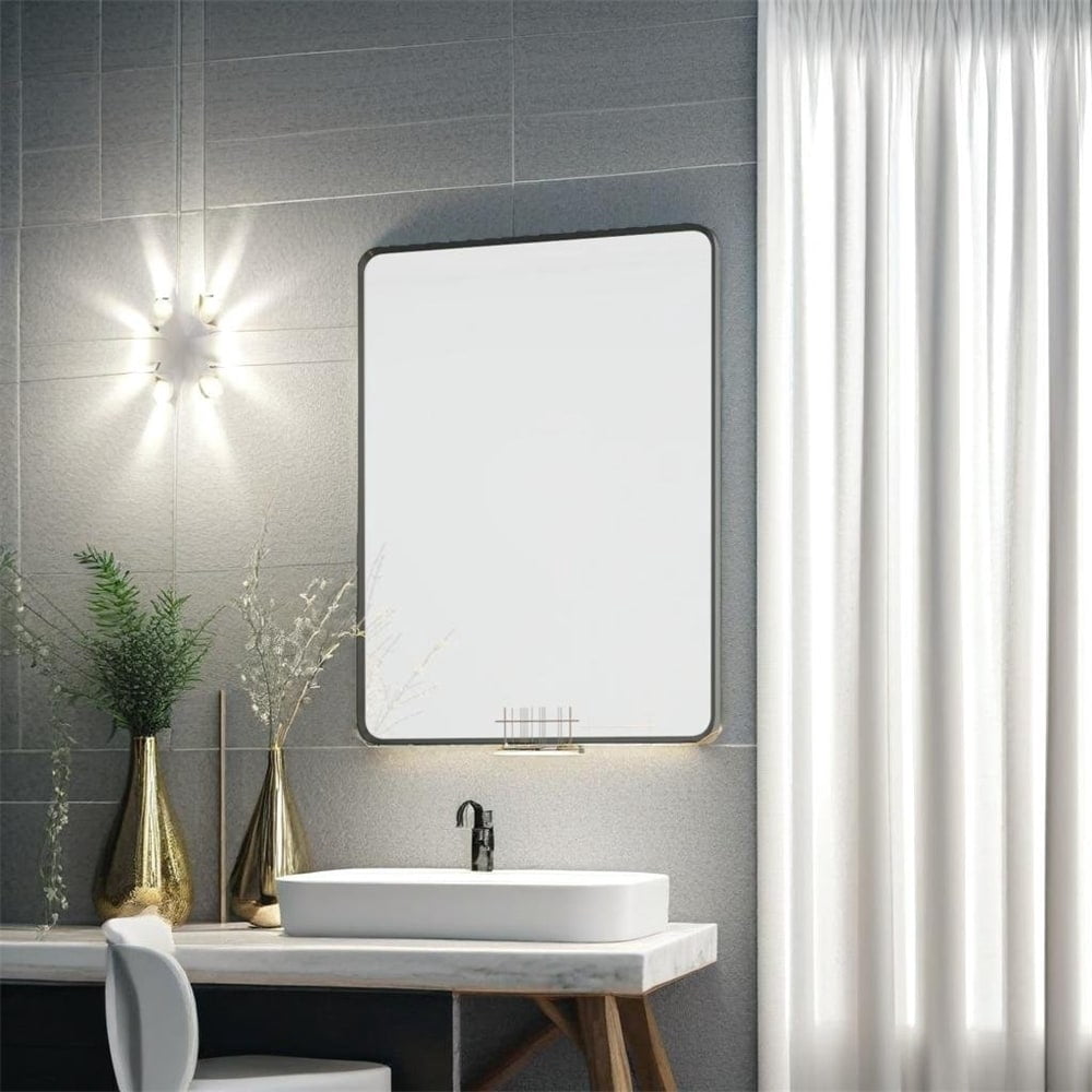 DEELIGHT Wall Mirror,Aluminum Frame Rectangular Wall Mirrors Decorative ...
