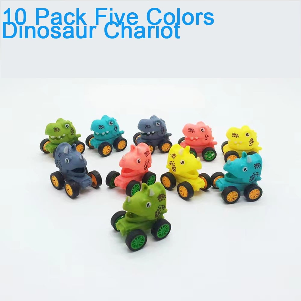 DEELLEEO 10 Pack Dinosaur Toy Pull Back Cars Dinosaur Boy Toys Age 3,4 ...
