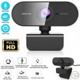DEELLEEO 1080P Webcam with Microphone & Privacy Cover, Full HD Web ...