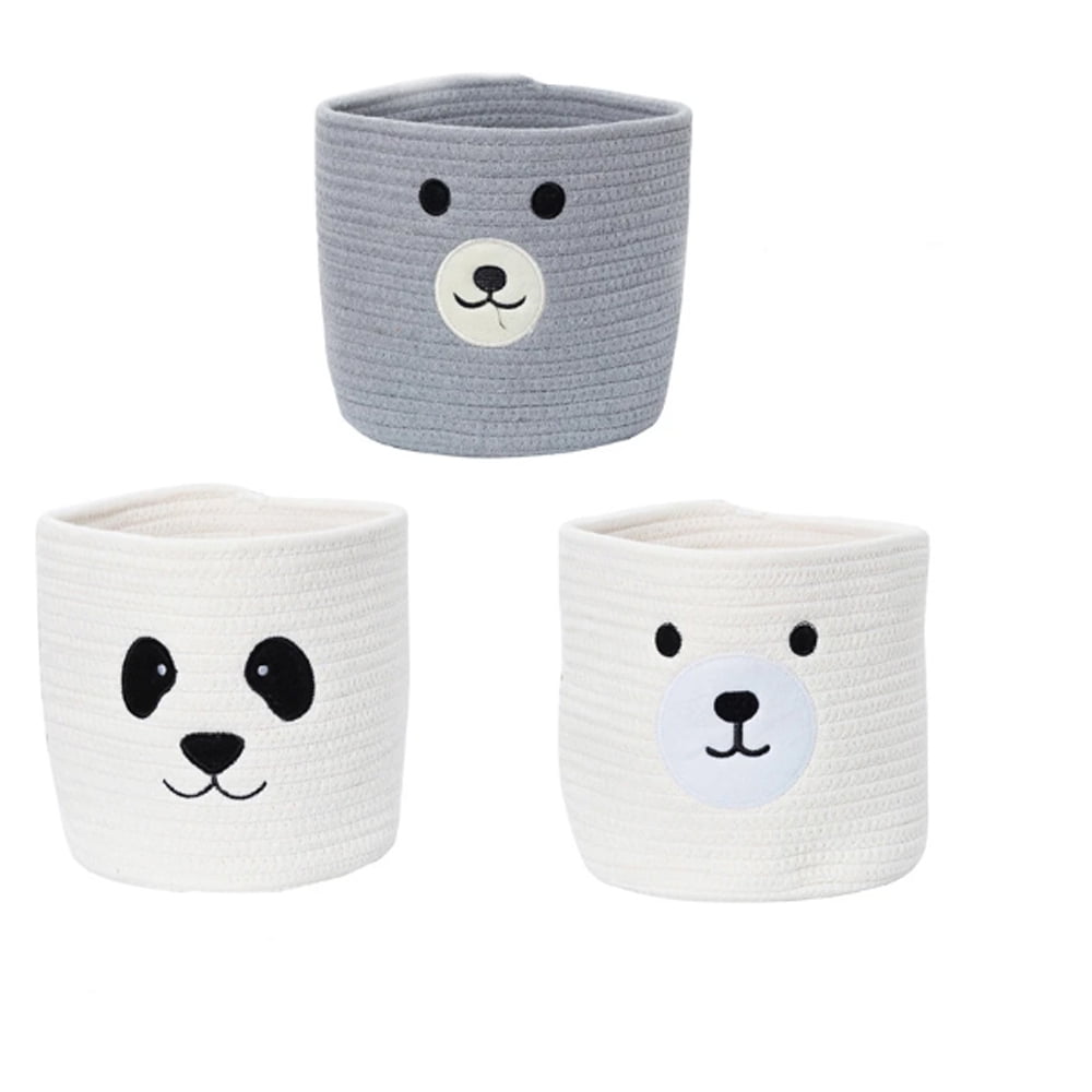 DEELLEEO 1PCS Adorable Cartoon Animal Storage Baskets: Whimsical ...