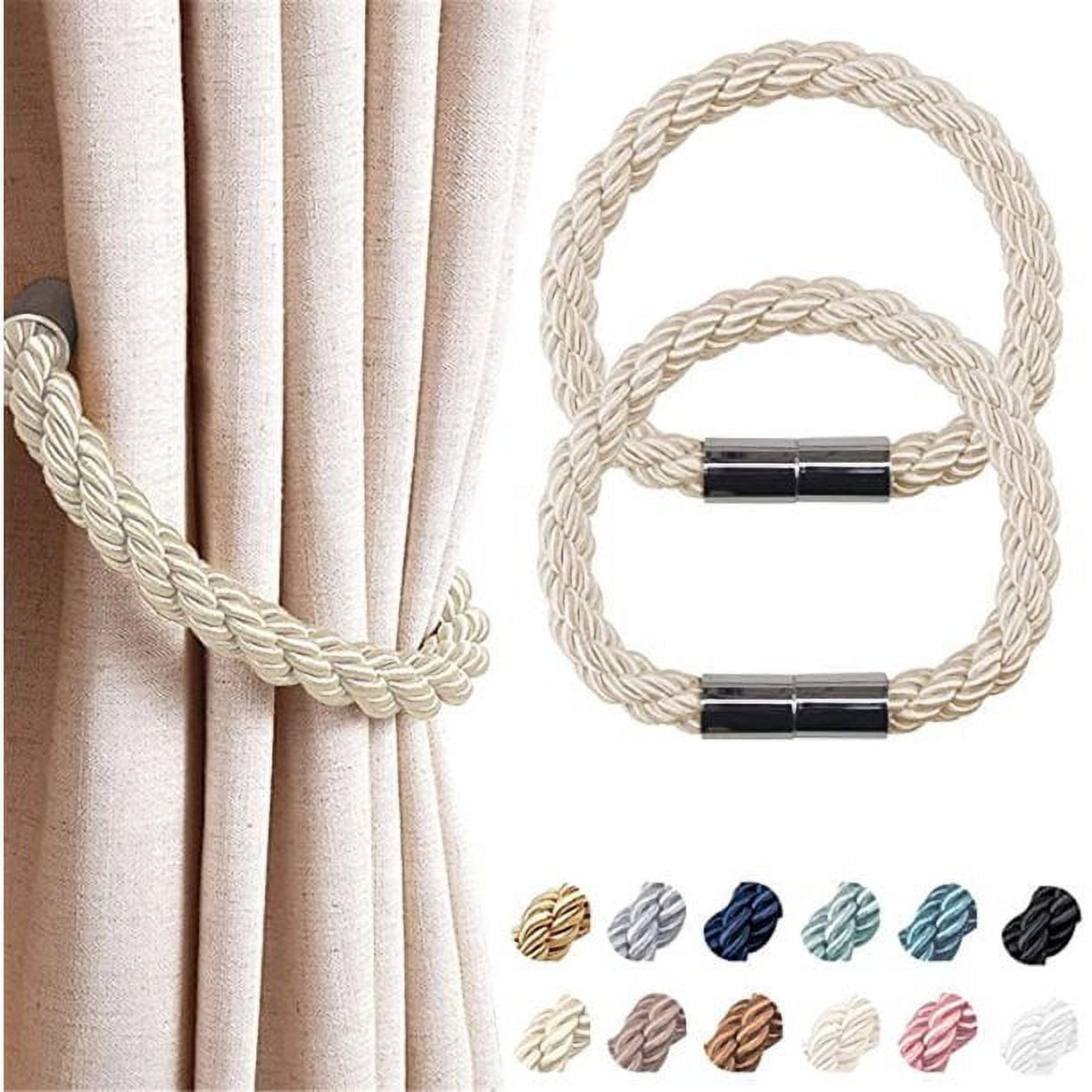 DEELLEEO 2 Pack Strong Magnetic Curtain Tiebacks Upgrade Nordic Simple ...