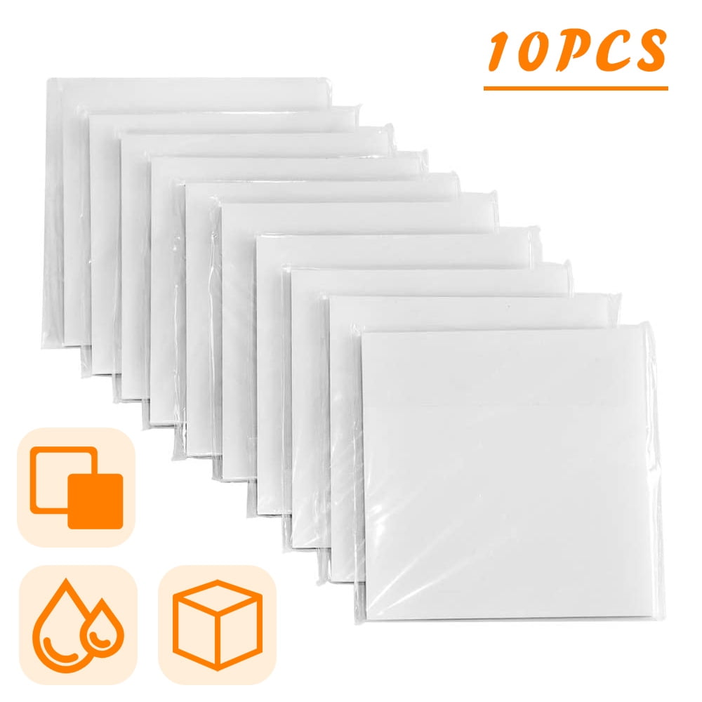 DEELLEEO 3x3" Transparent Sticky Notes 500 Sheets Waterproof Pad PET ...