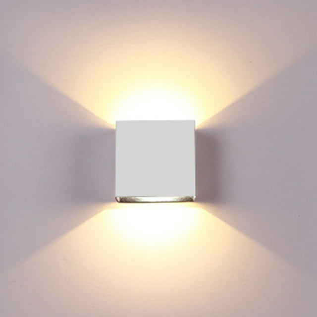 DEELLEEO 6W LED Wall Light Up and Down Indoor Wall Light for Living ...