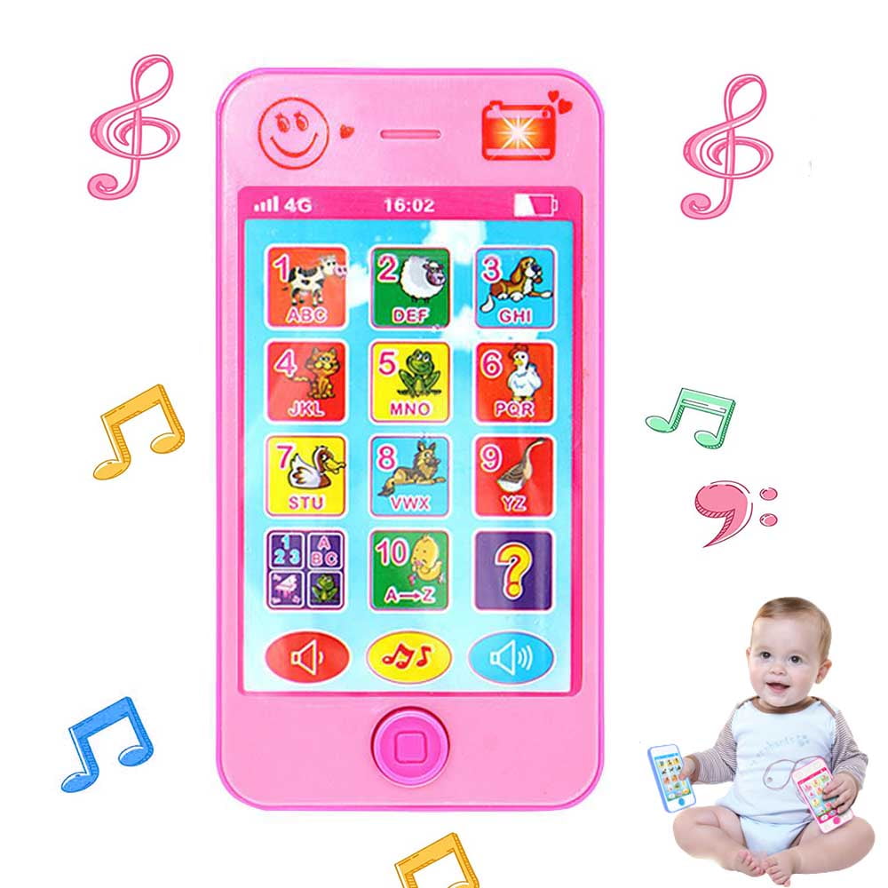 DEELLEEO Baby Cell Phone Toy Pretend Phones Toys for 1 2 Year Old Boy ...