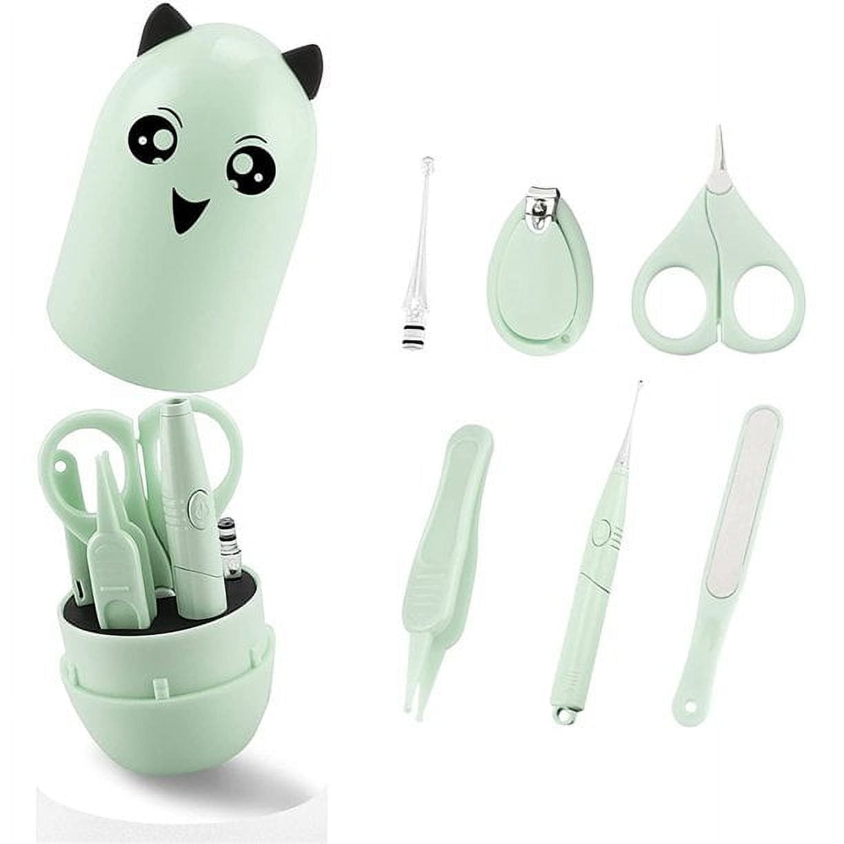 DEELLEEO Baby Manicure Kit,5-in-1 Baby Nail Care Set, Safe Baby Nail ...