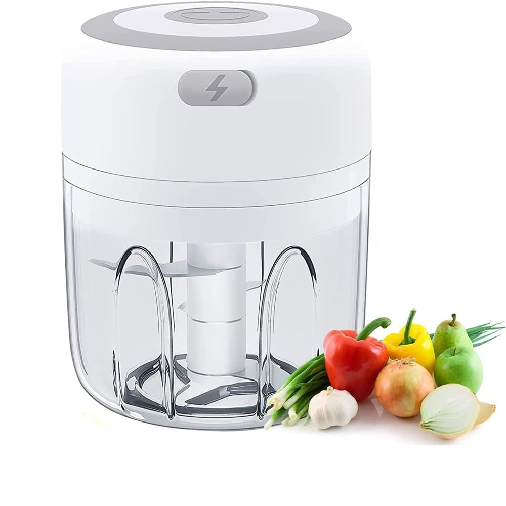 DEELLEEO Chopper Electric Garlic Presses Mini Garlic Chopper, USB Wireless Portable Small Food ...