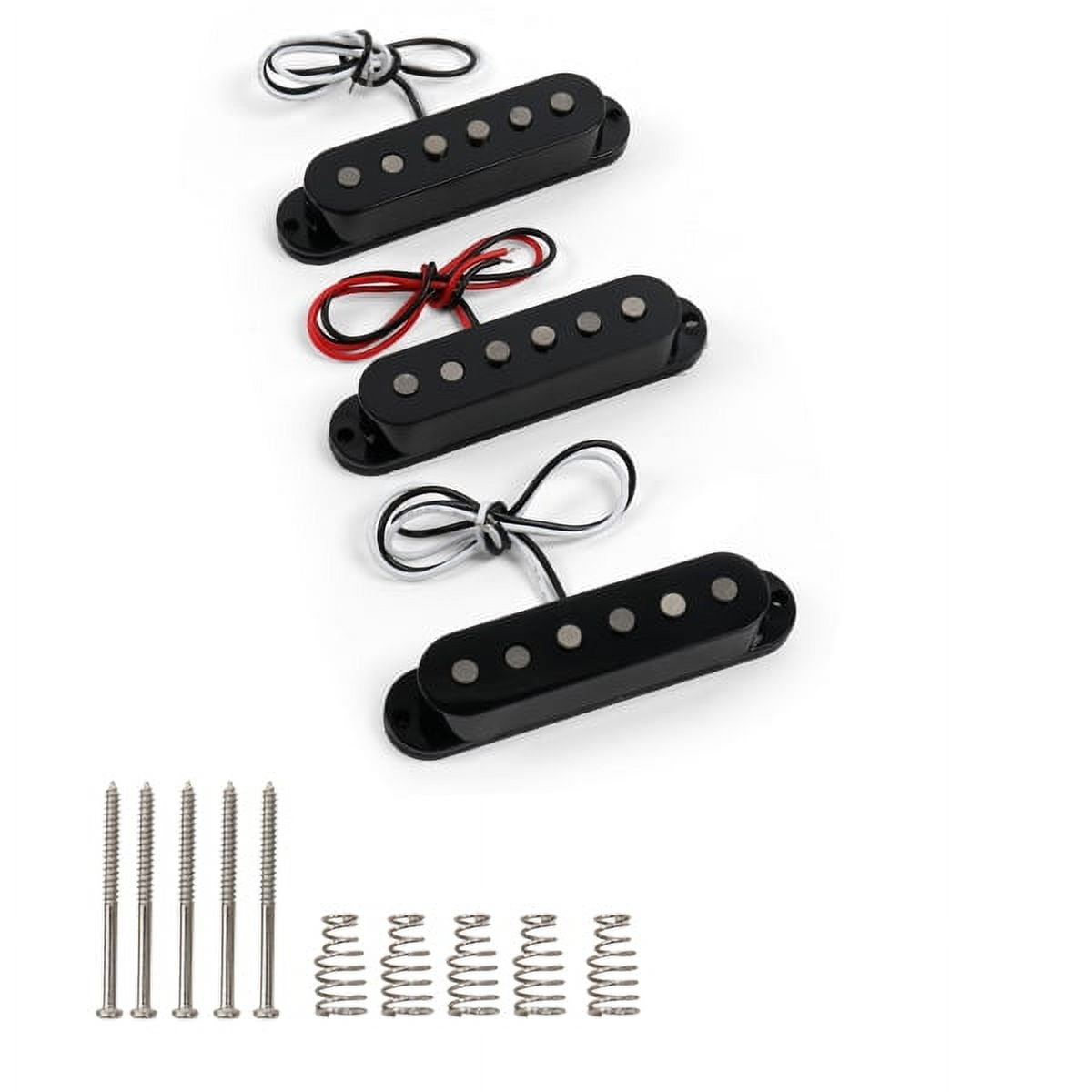 DEELLEEO Glarry GSTP-01 Alnico 5 Staggered Single Coil Pickups SSS Set ...