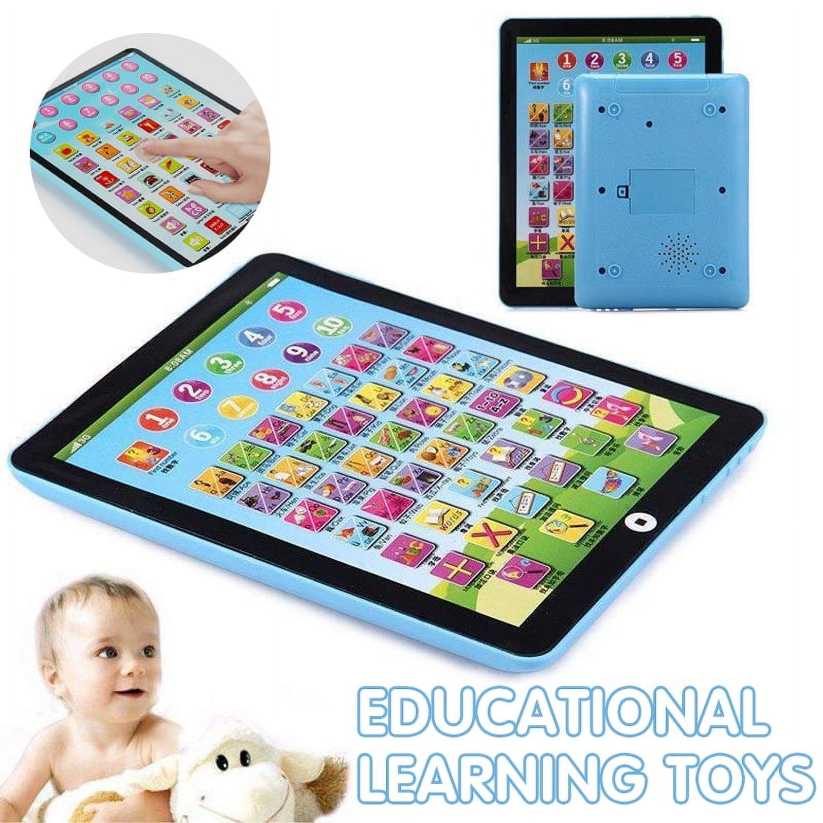 DEELLEEO Learning Pad with 5 Toddler Learning Modes. Touch and Learn ...