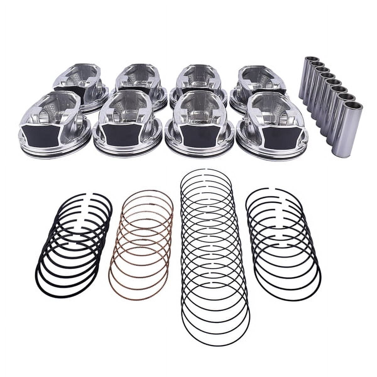 DEELLEEO Pistons Set Fit 2009-2016 Chrysler 300 Dodge Charger Durango ...