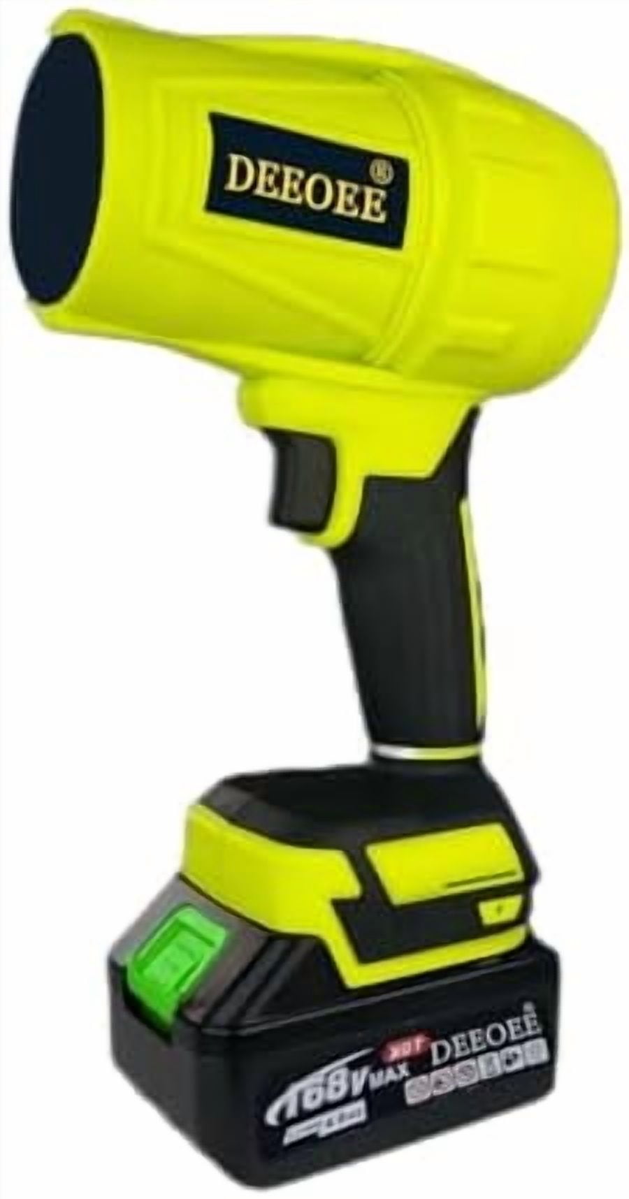 DEEOEE Portable Leaf Blower, Wireless Design, High Visibility Green ...