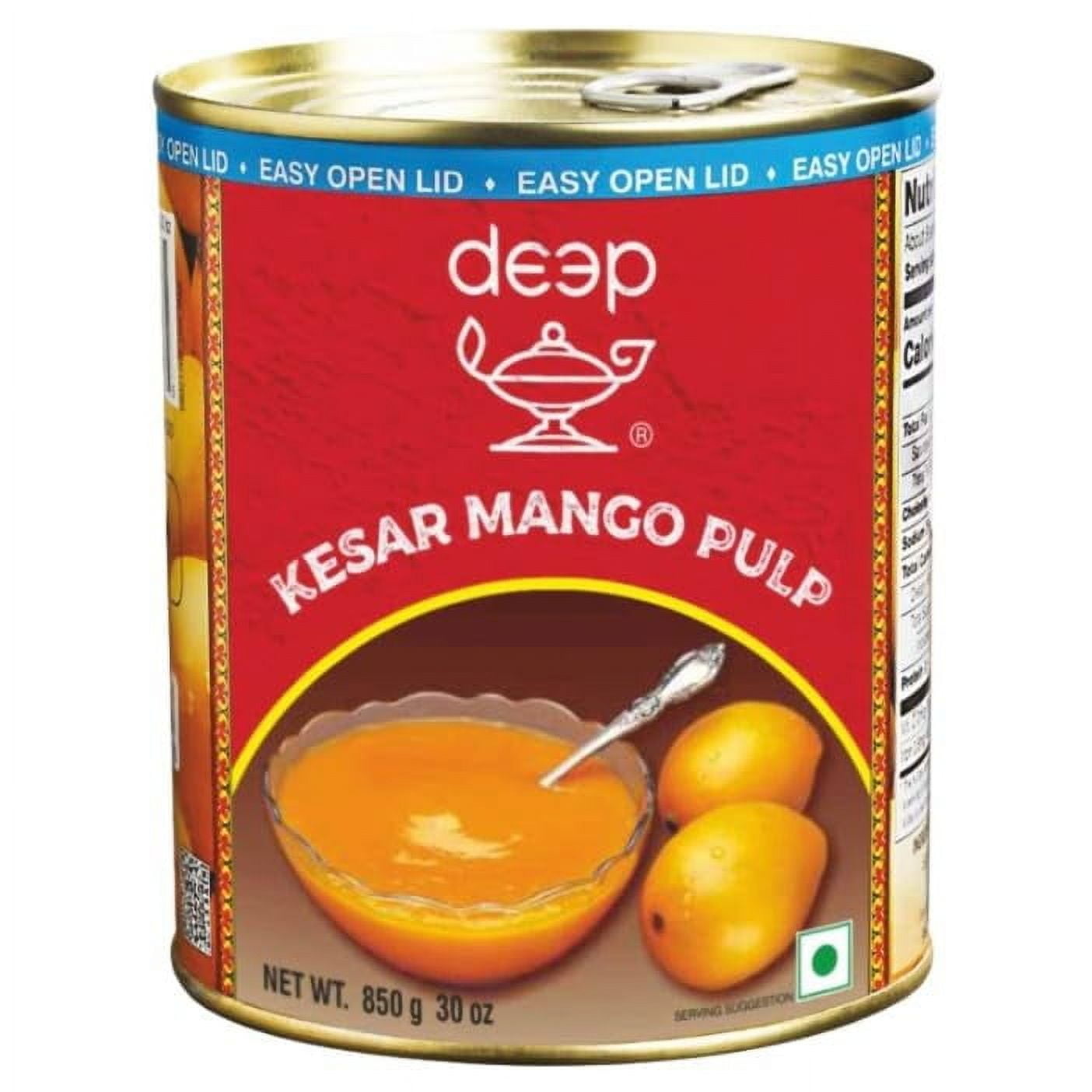 DEEP KESAR MANGO PULP (6 CANS) - Walmart.com