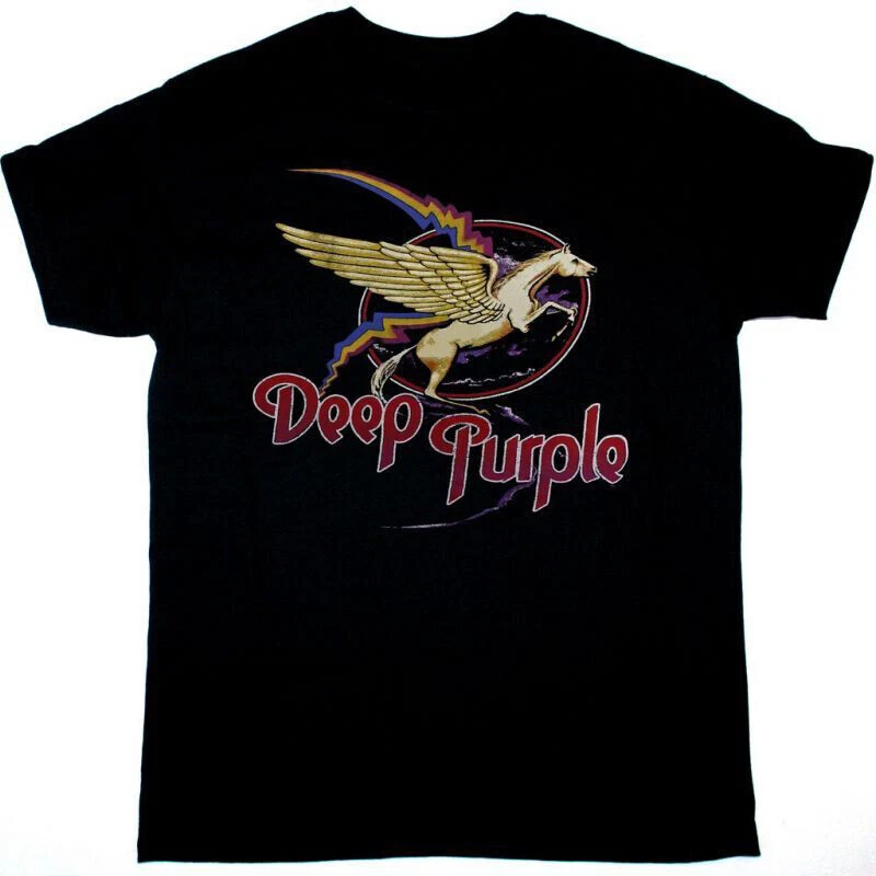 DEEP PURPLE SHIRT NEW BLACK T-SHIRT - Walmart.com