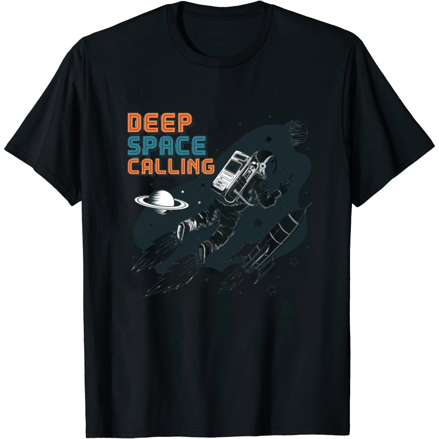 DEEP SPACE CALLING Stock Market Meme Shirt Design T-Shirt - Walmart.com