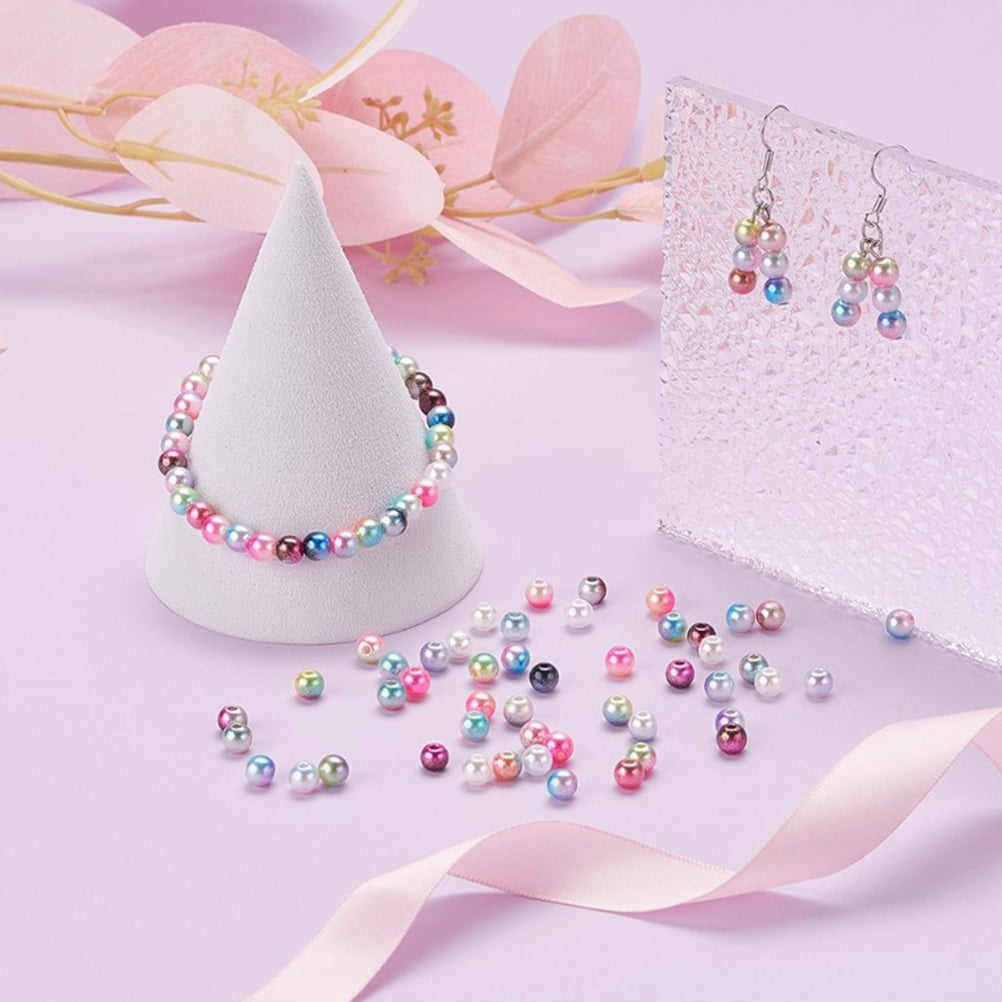 DEEPCRAFF 1 Box of Bead Sets for Jewelry Making Multi Plastic Beads for ...