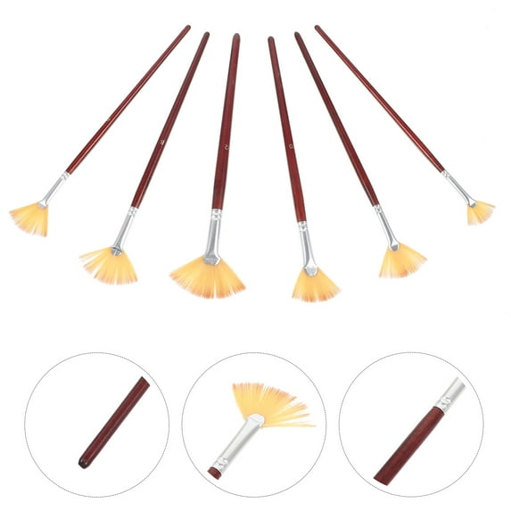 Phenofice 6Pcs Multi Function Flat Painting Brush Ergonomic Portable ...
